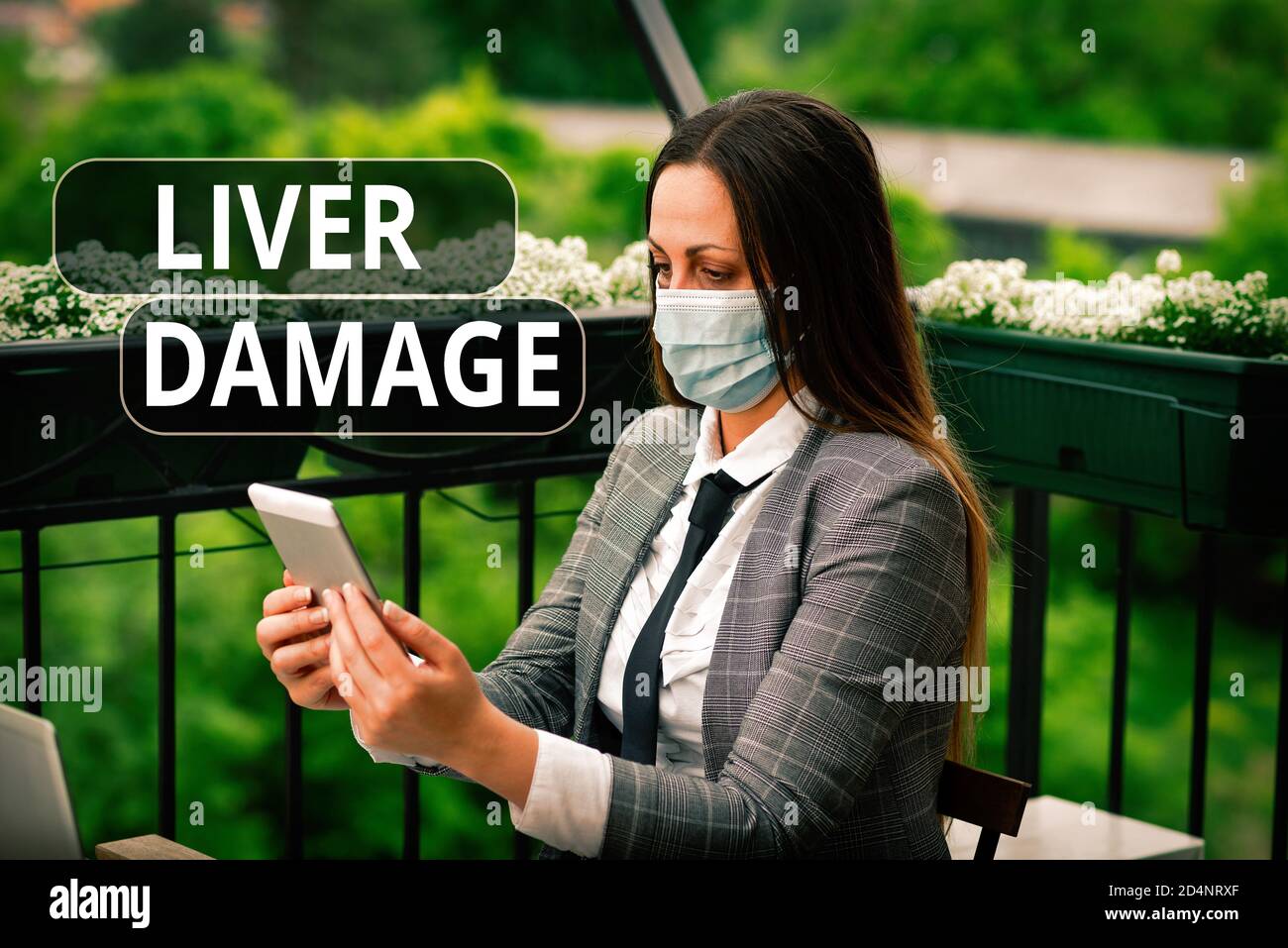 Word writing text Liver Damage. Business photo showcasing any disorder ...