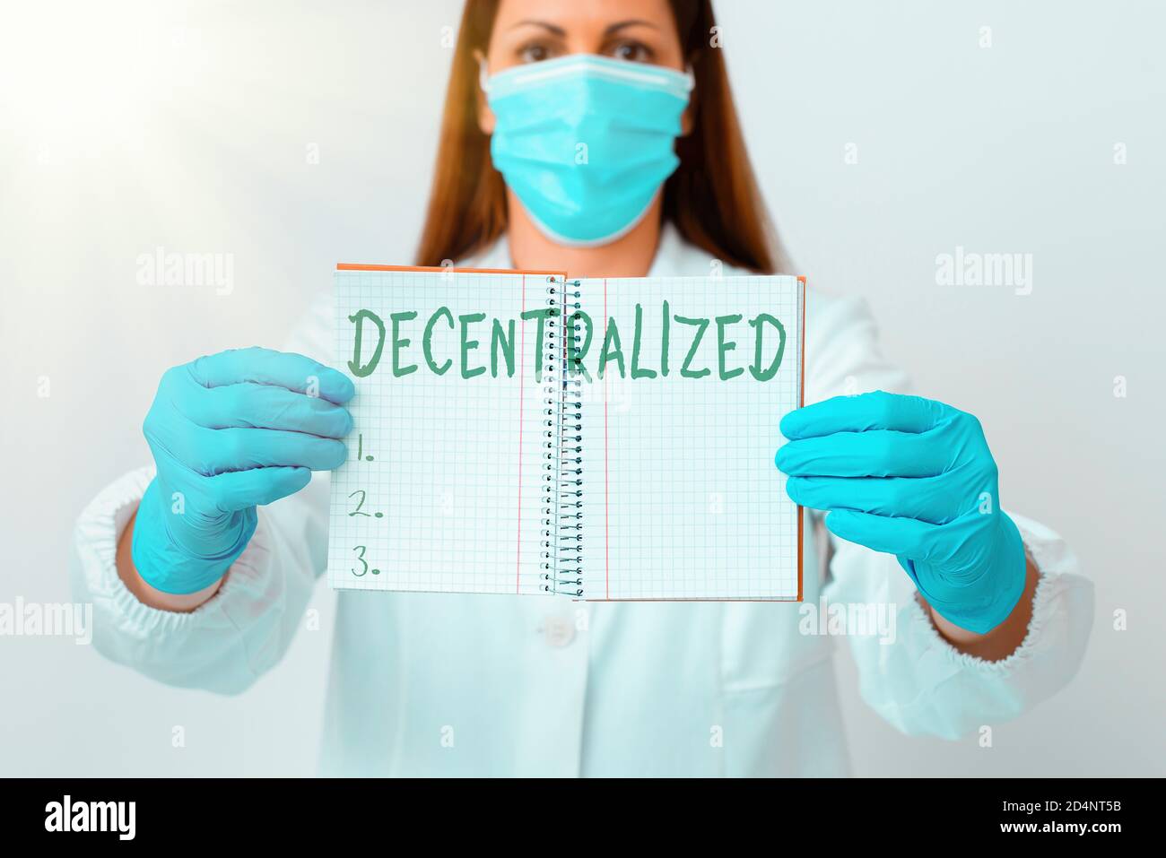 Word writing text Decentralized. Business photo showcasing move ...