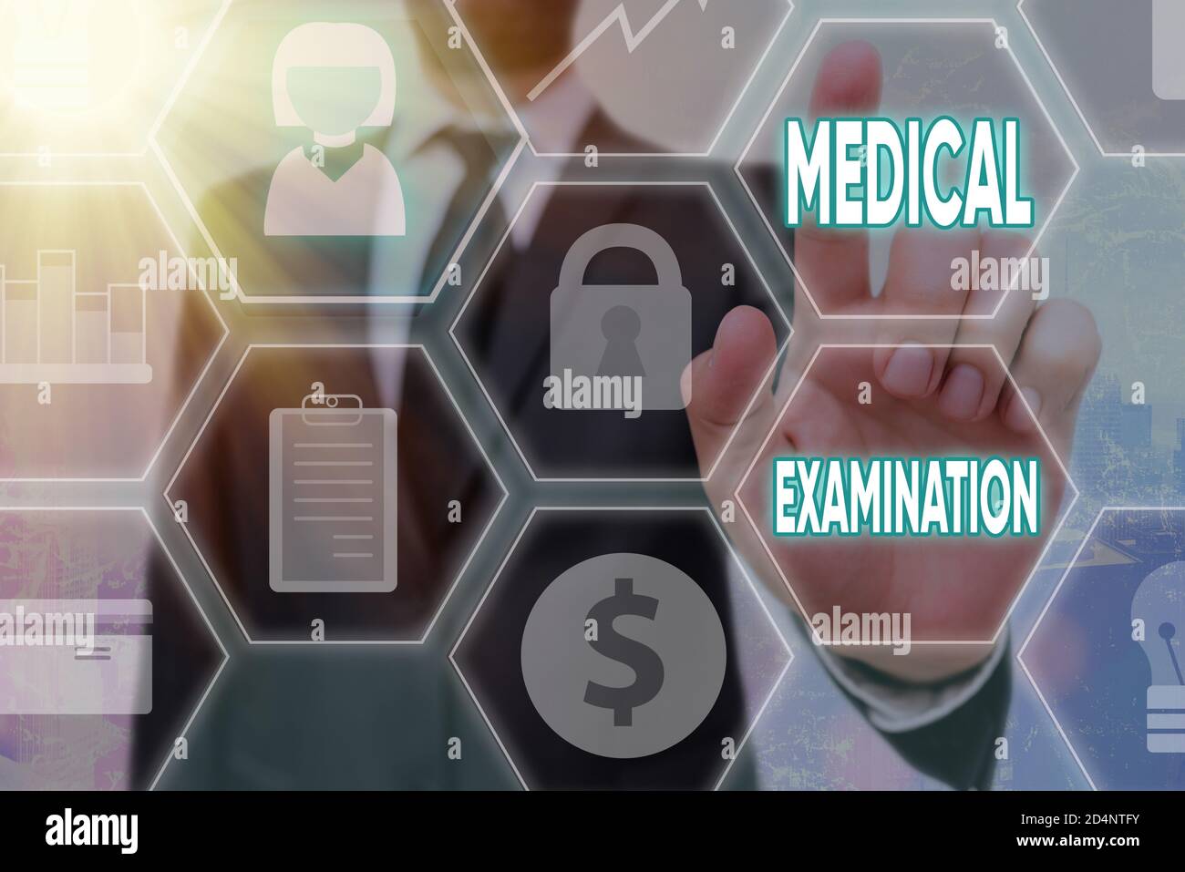 Text sign showing Medical Examination. Business photo text the ...