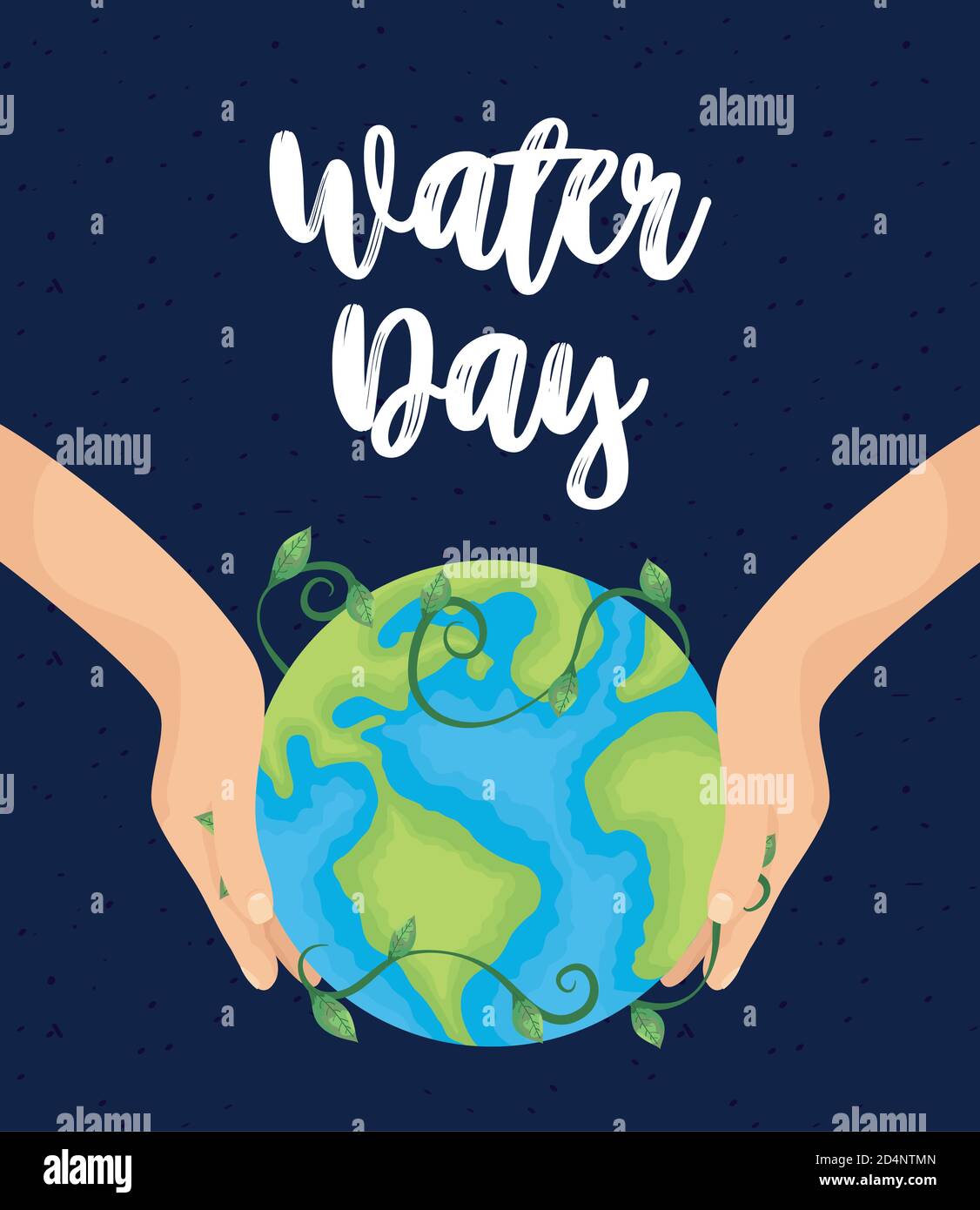 hands lifting world planet earth poster vector illustration design ...