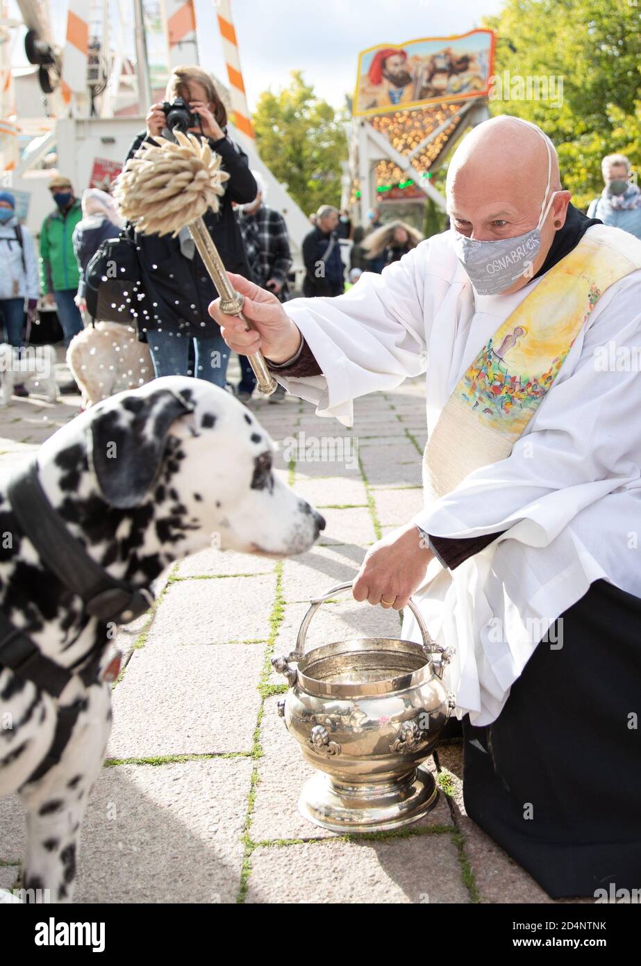 Osnabrück, Germany. 10 October 2020, Lower Saxony, Osnabrück: Deacon ...