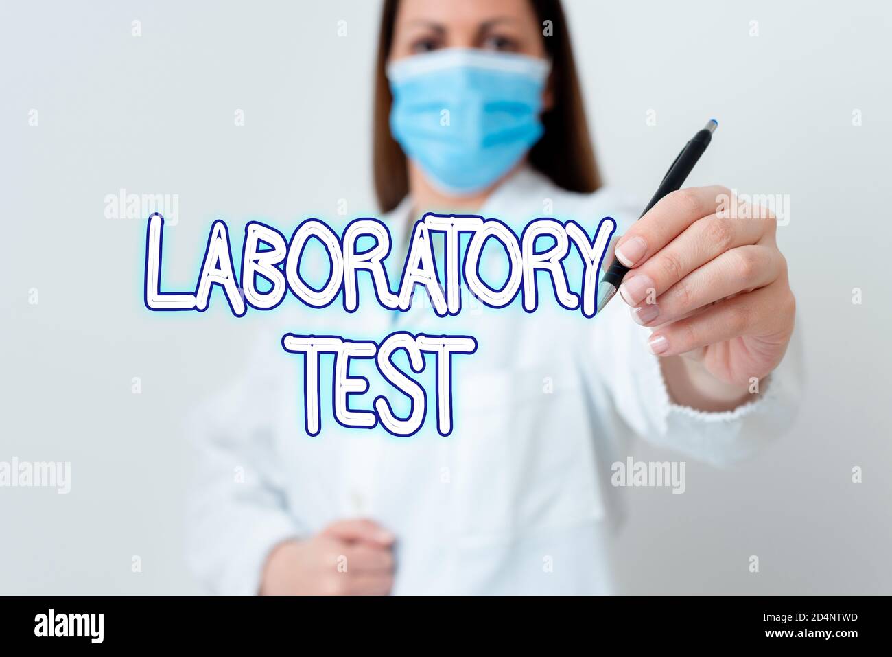 Conceptual hand writing showing Laboratory Test. Concept meaning ...
