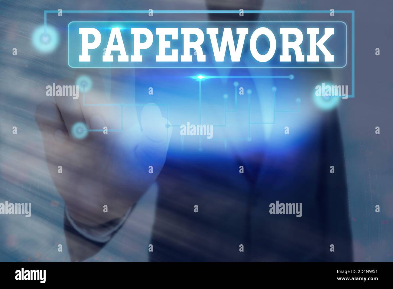 Conceptual hand writing showing Paperwork. Concept meaning routine ...