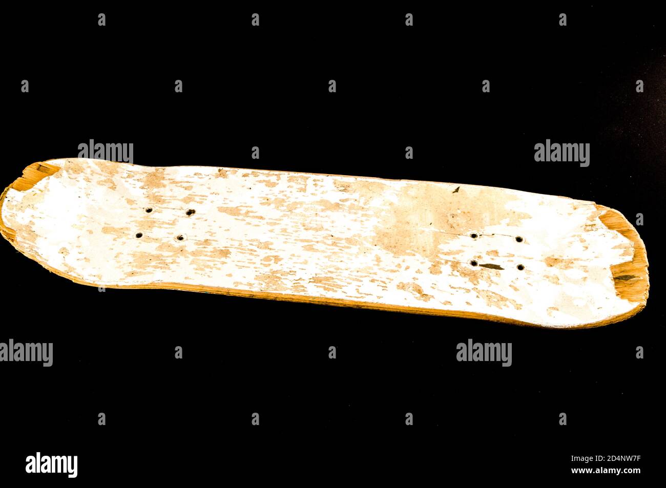 old used wooden skateboard Stock Photo - Alamy