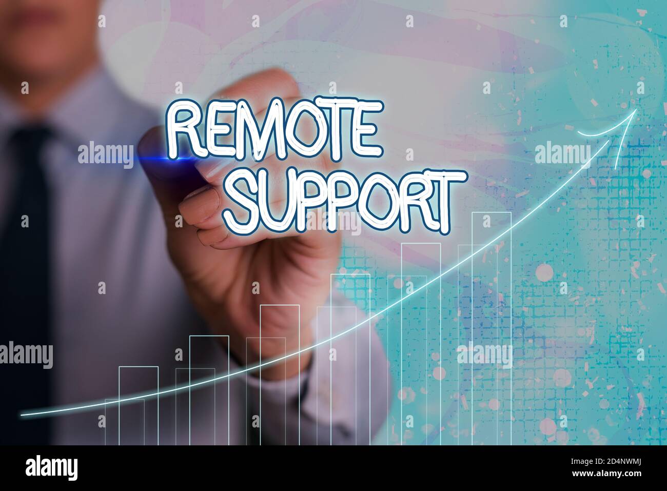 Conceptual hand writing showing Remote Support. Concept meaning type of ...