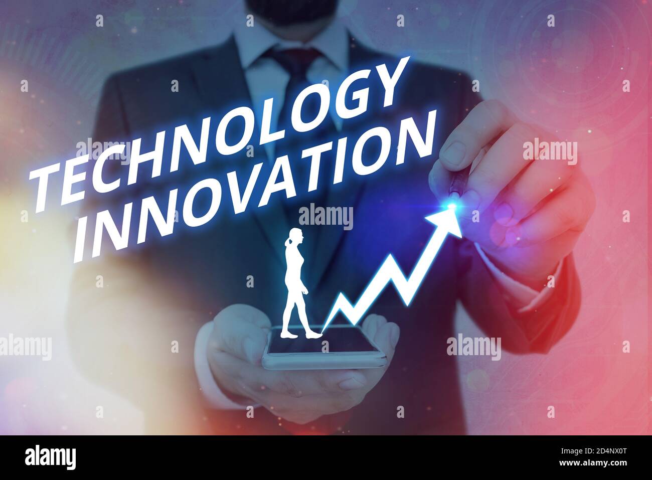 Writing note showing Technology Innovation. Business concept for ...