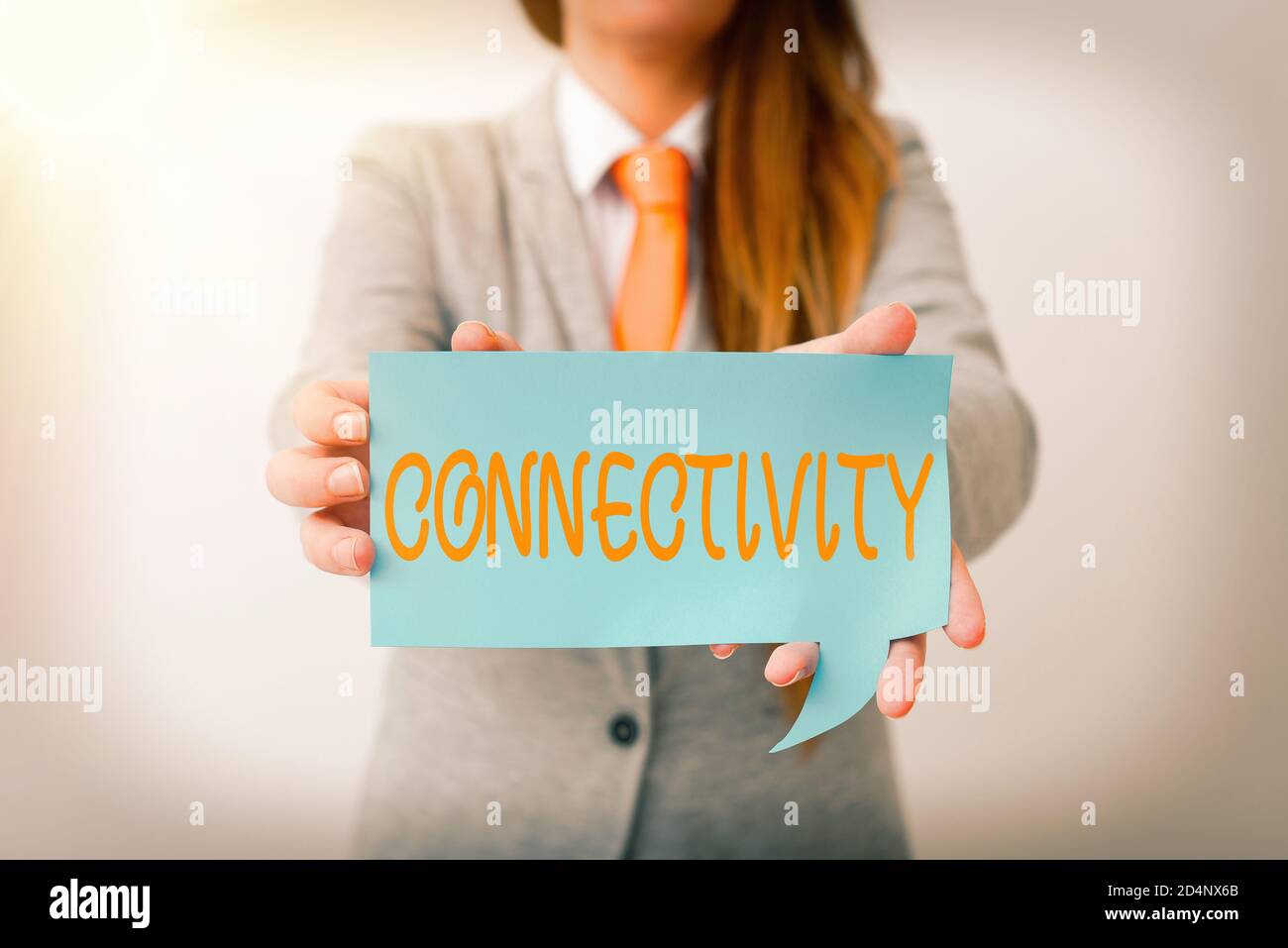 Writing note showing Connectivity. Business concept for quality, state ...