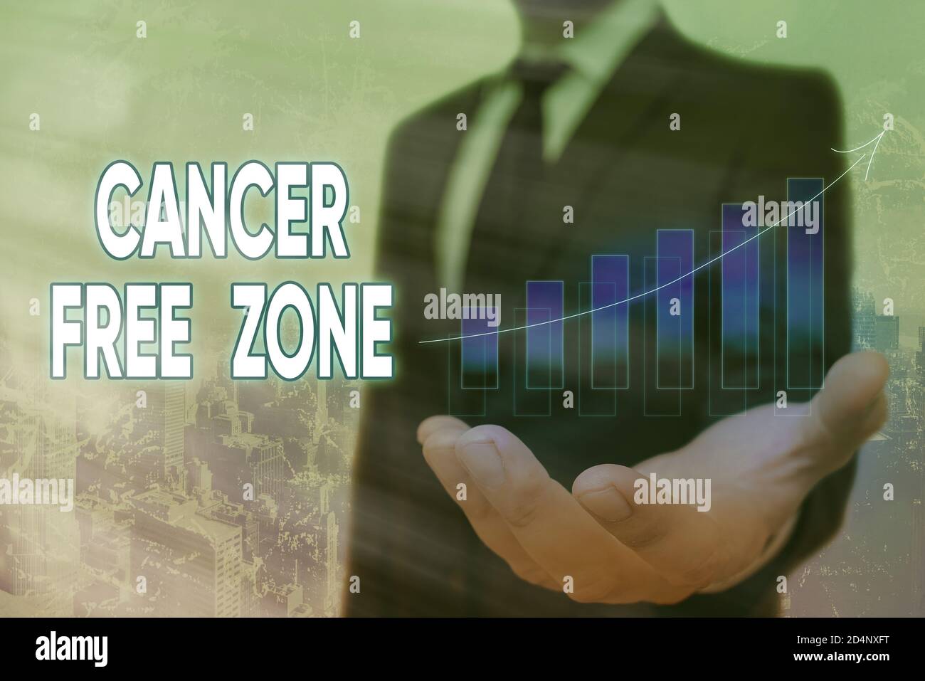 Conceptual hand writing showing Cancer Free Zone. Concept meaning ...