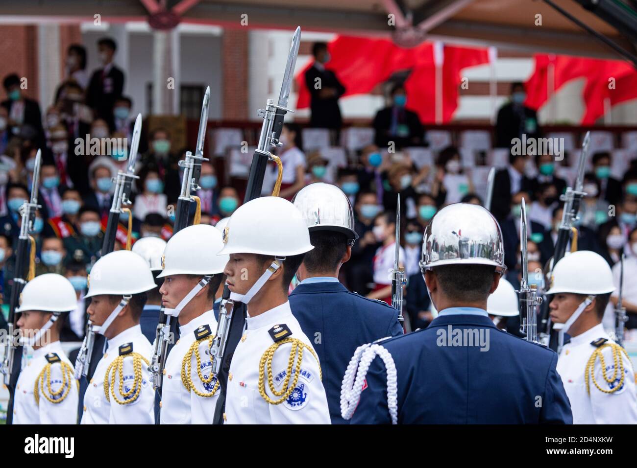 Tri service honour guard hi-res stock photography and images - Alamy