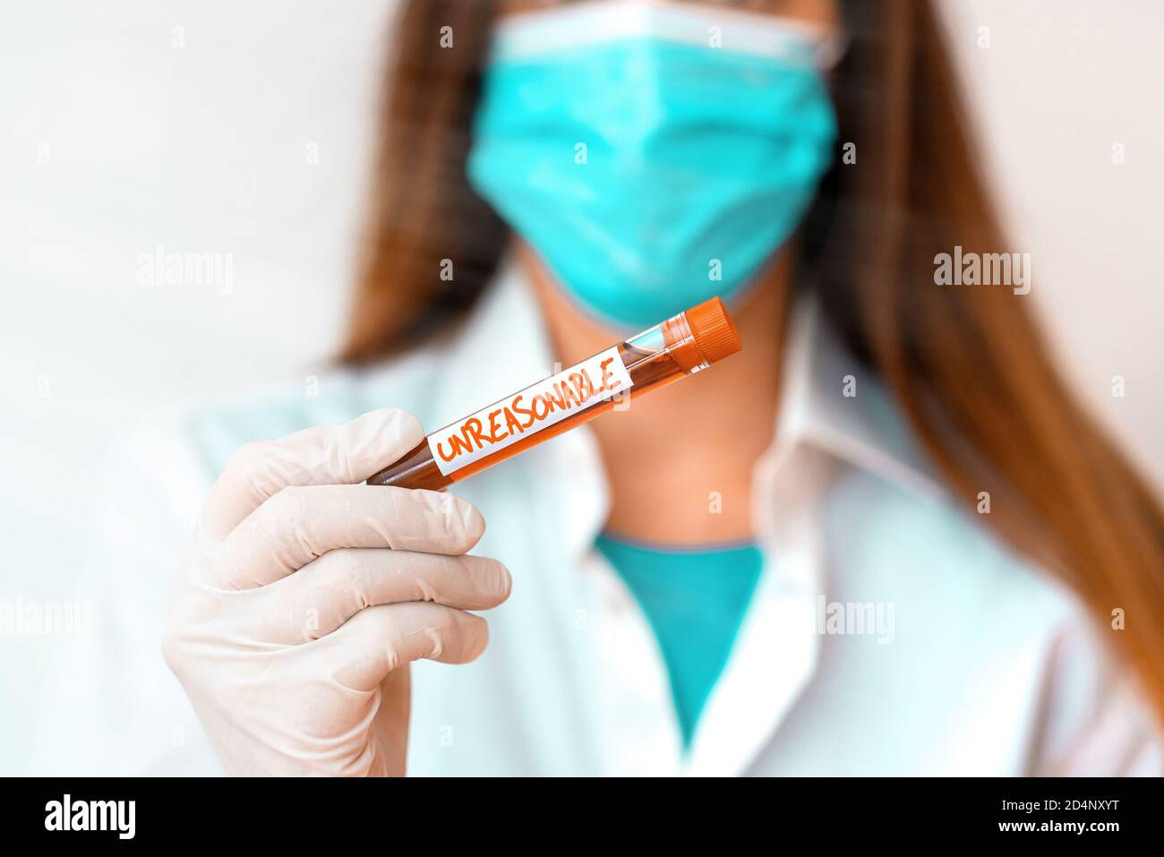 Text sign showing Unreasonable. Business photo text not conformable to ...