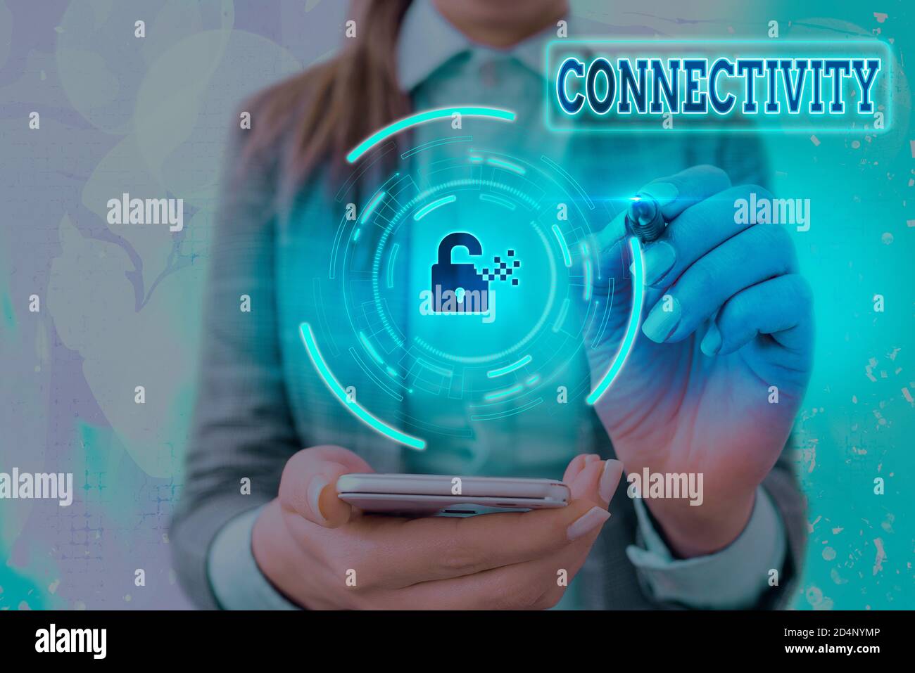 Conceptual hand writing showing Connectivity. Concept meaning quality ...