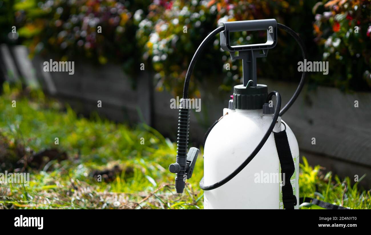 Pesticide organic spray hi-res stock photography and images - Alamy