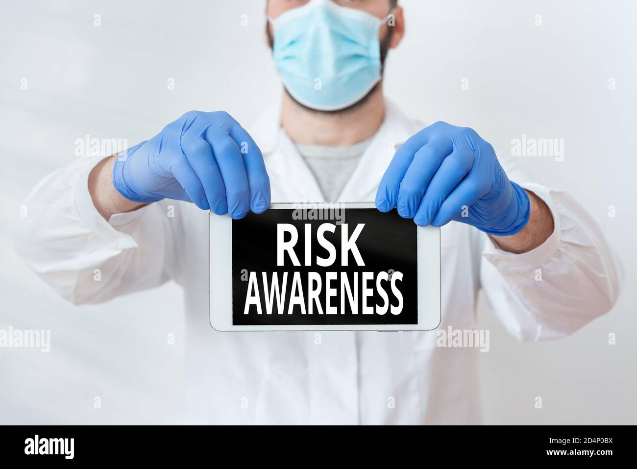 Text sign showing Risk Awareness. Business photo text recognizing ...