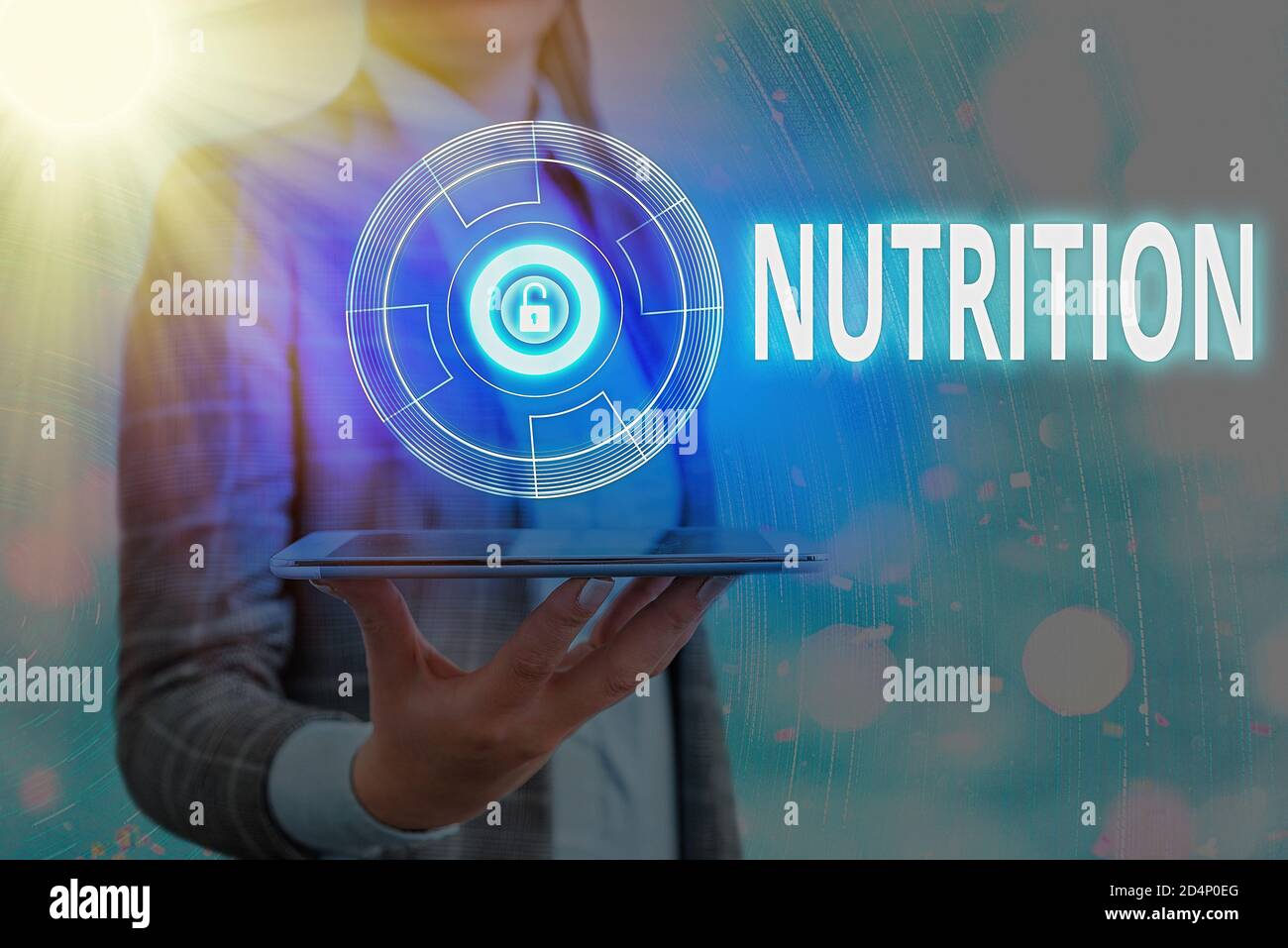 Text sign showing Nutrition. Business photo text act or process of ...