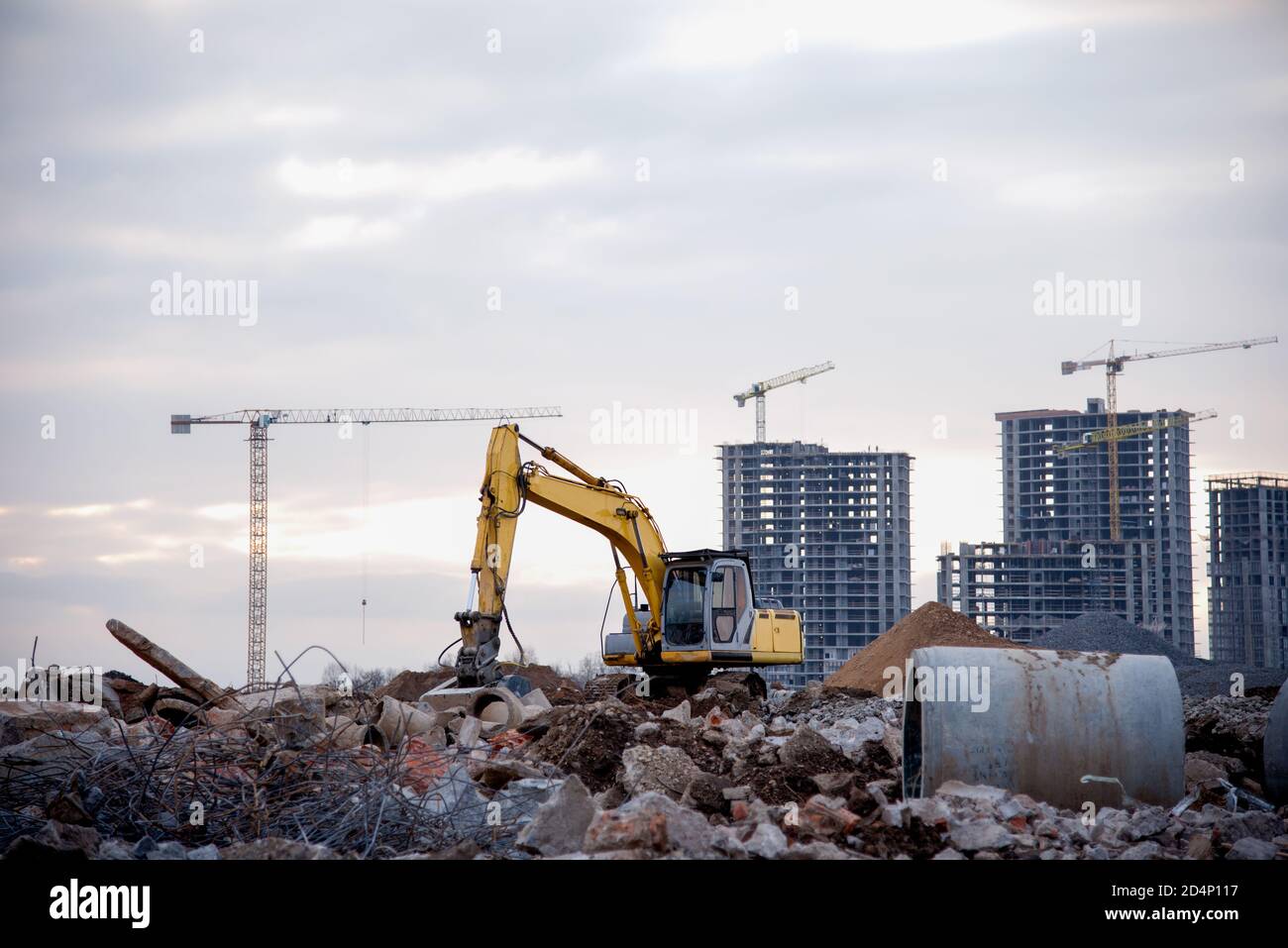 Multipurpose digger hi-res stock photography and images - Alamy