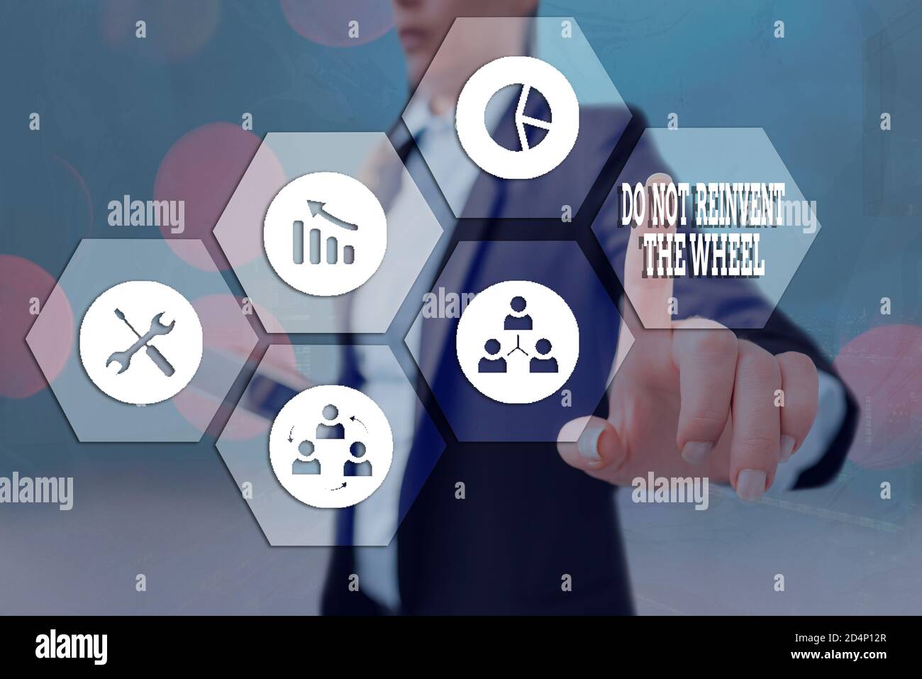 Text sign showing Do Not Reinvent The Wheel. Business photo showcasing ...