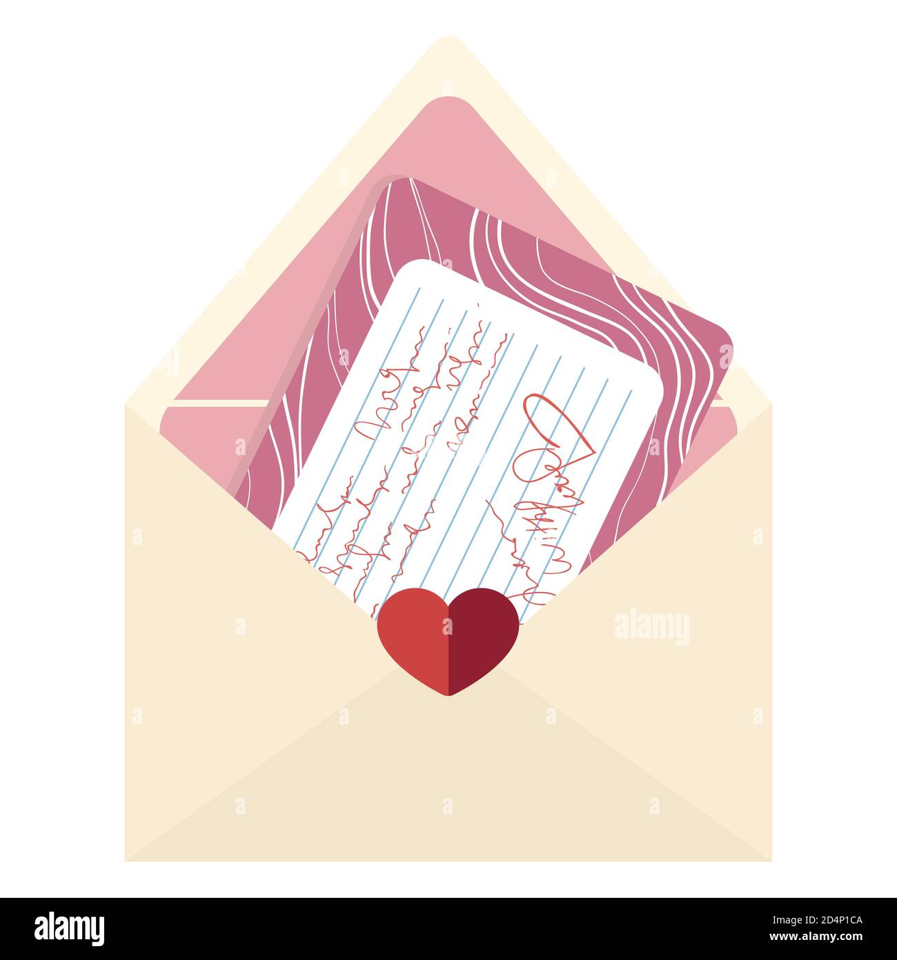 Message card email letter Stock Vector Images - Alamy