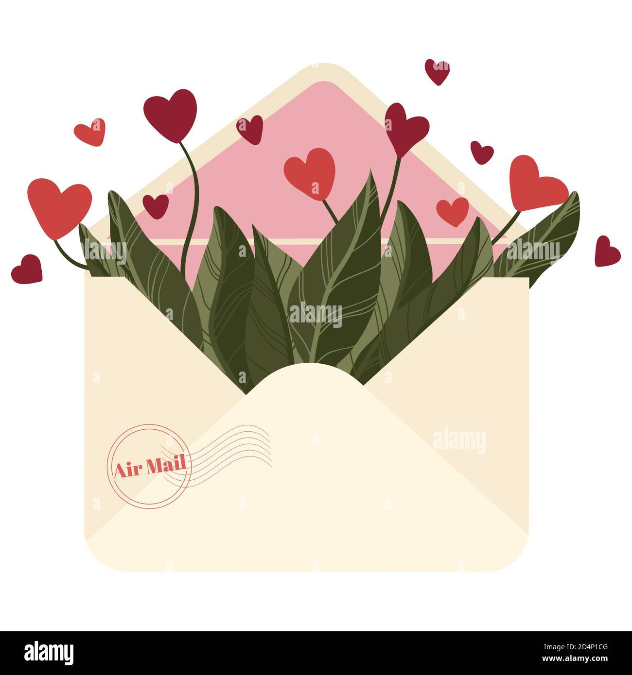 Open mail cartoon hi-res stock photography and images - Alamy