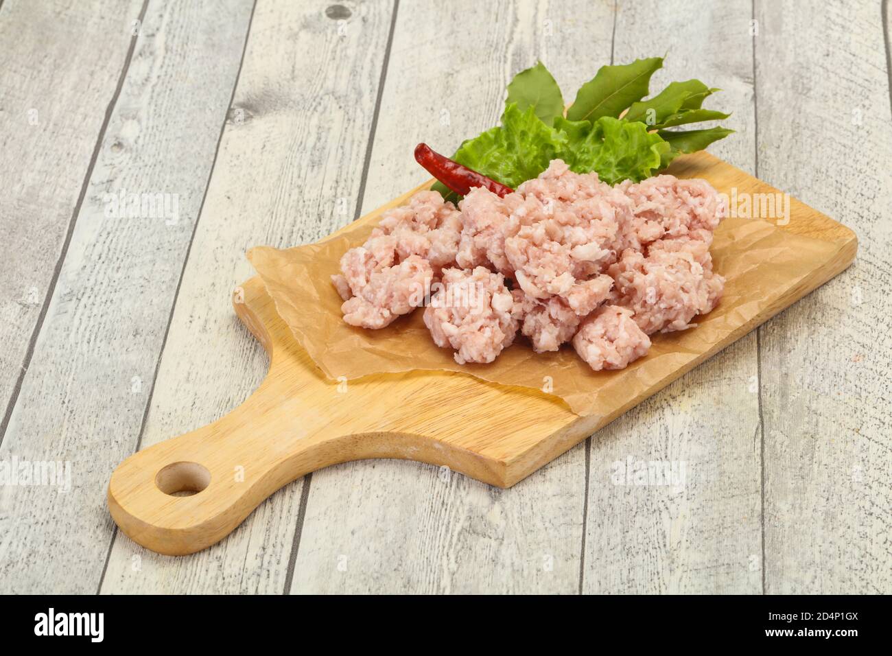 Homemade pork minced meat ready for cooking Stock Photo - Alamy