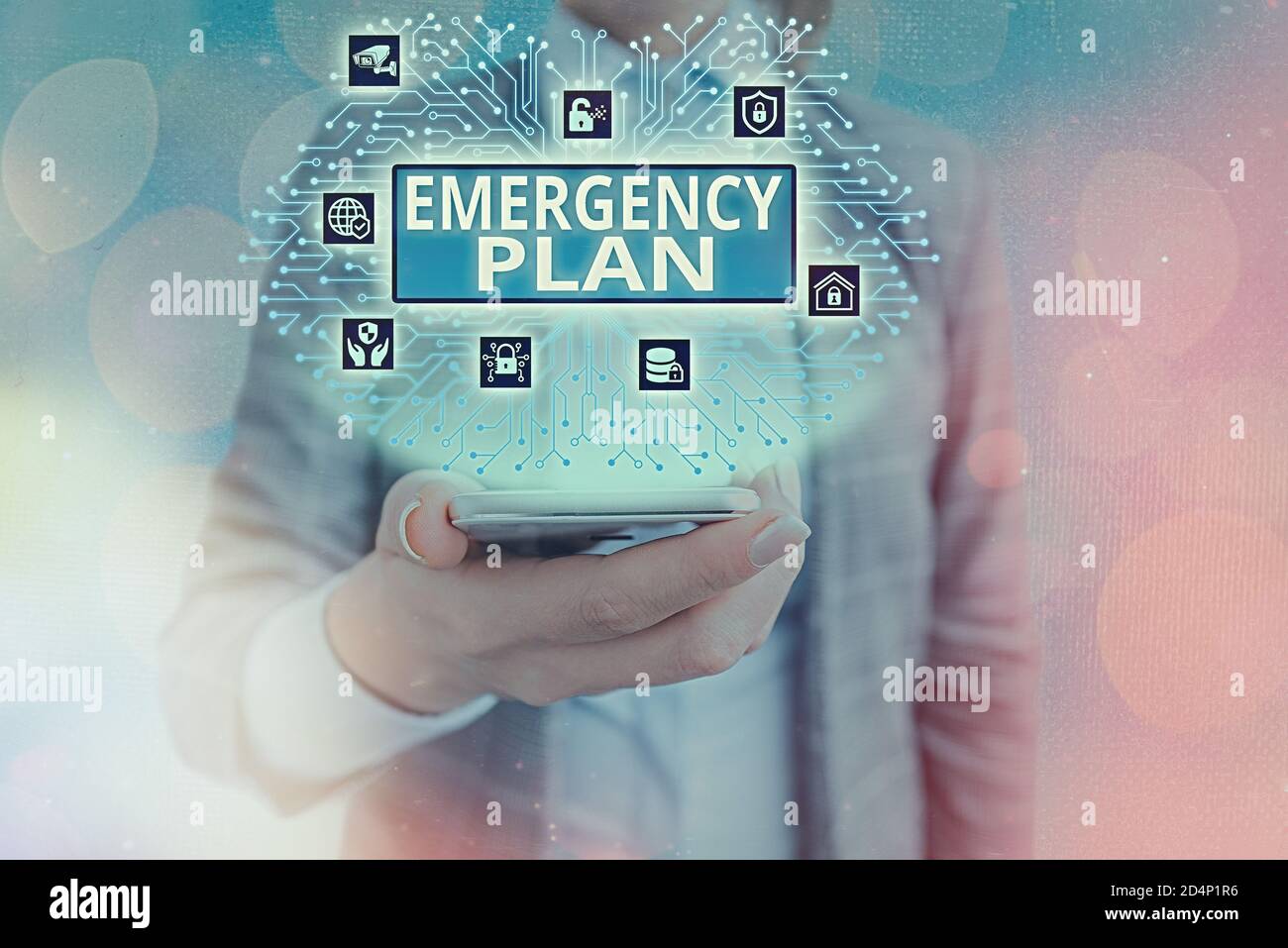 Conceptual hand writing showing Emergency Plan. Concept meaning ...