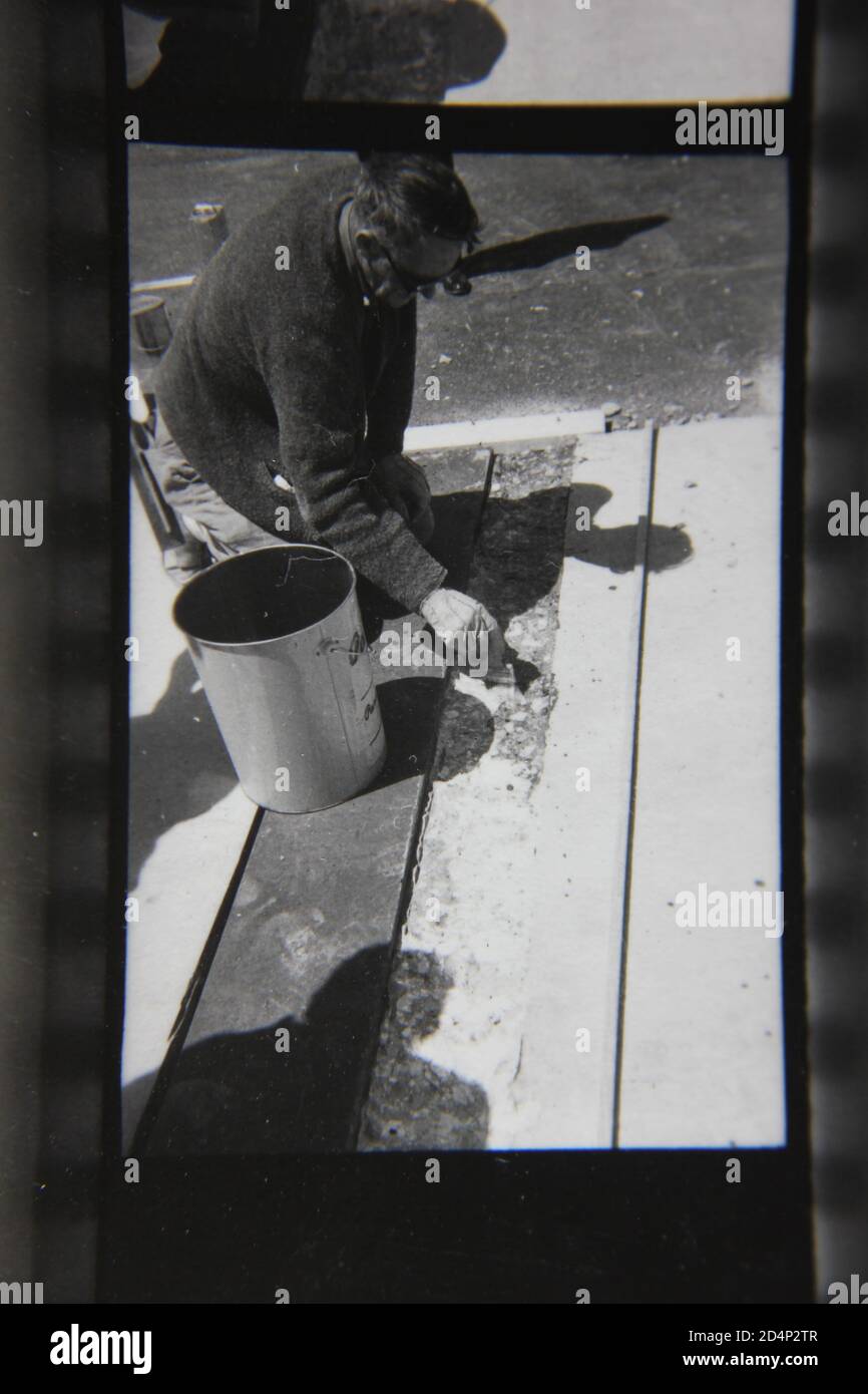 Fine 1970s vintage black and white photography of a technical how to ...