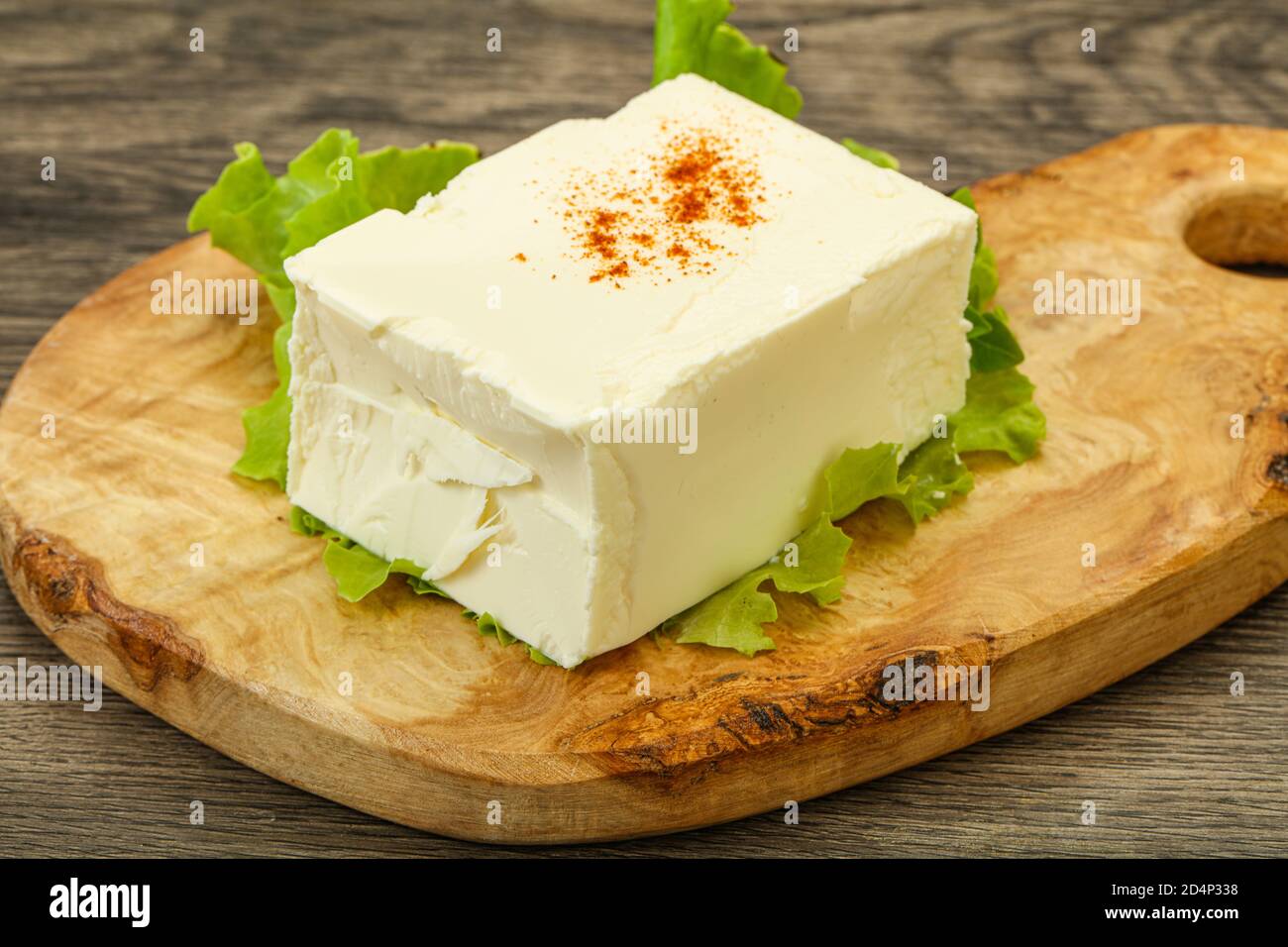 Greek traditional soft feta dairy cheese Stock Photo - Alamy