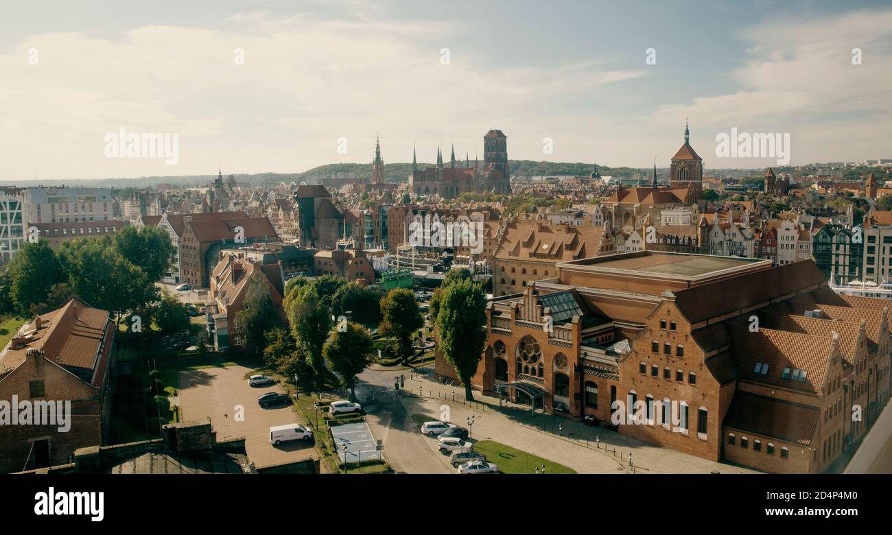 Gdansk city aerial hi-res stock photography and images - Alamy