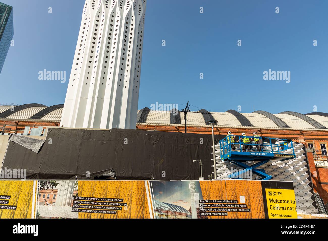 The towering flue structure of Tonkin Liu's 40m-tall biomimetic 'Tower ...
