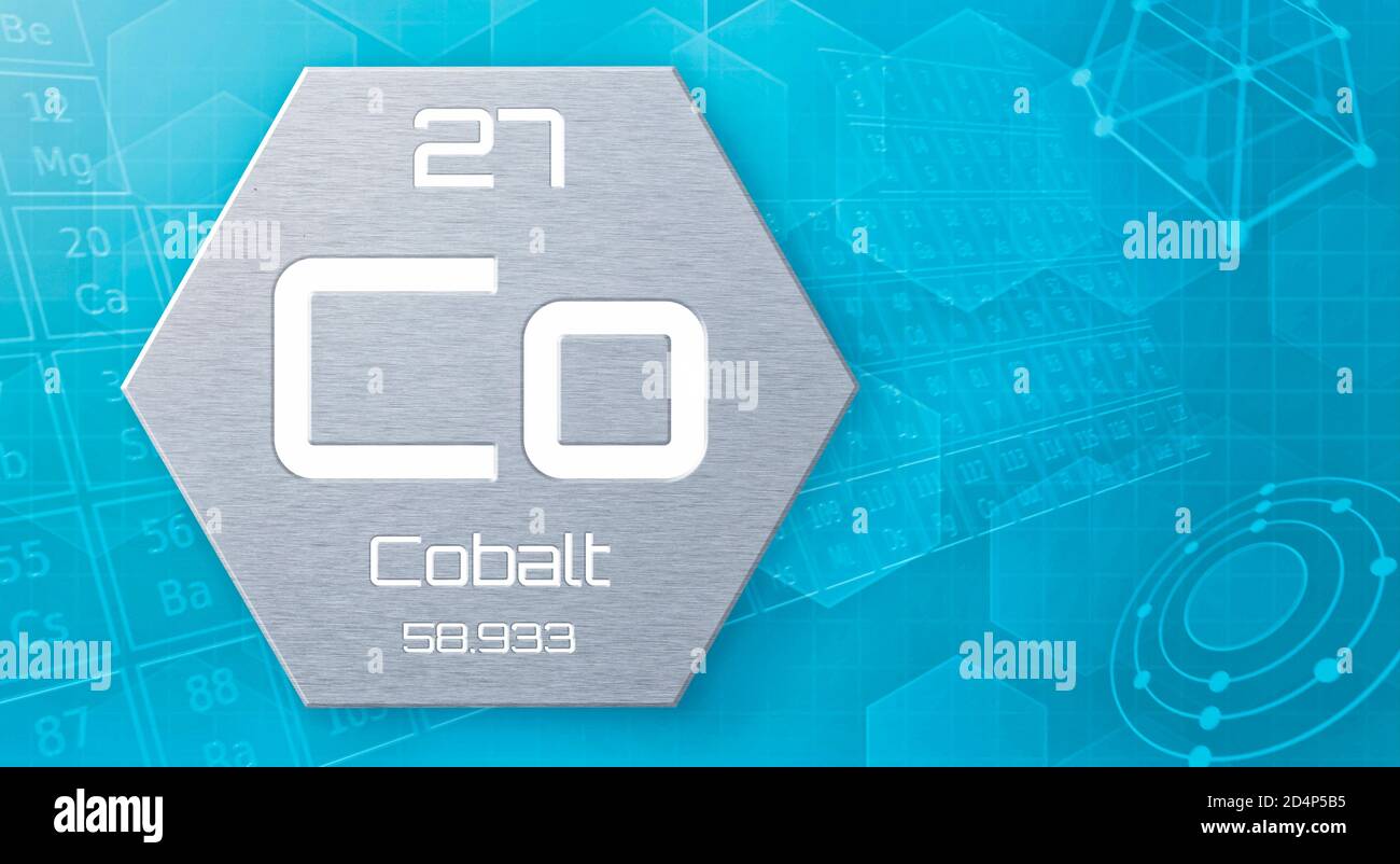 Cobalt atom hi-res stock photography and images - Alamy