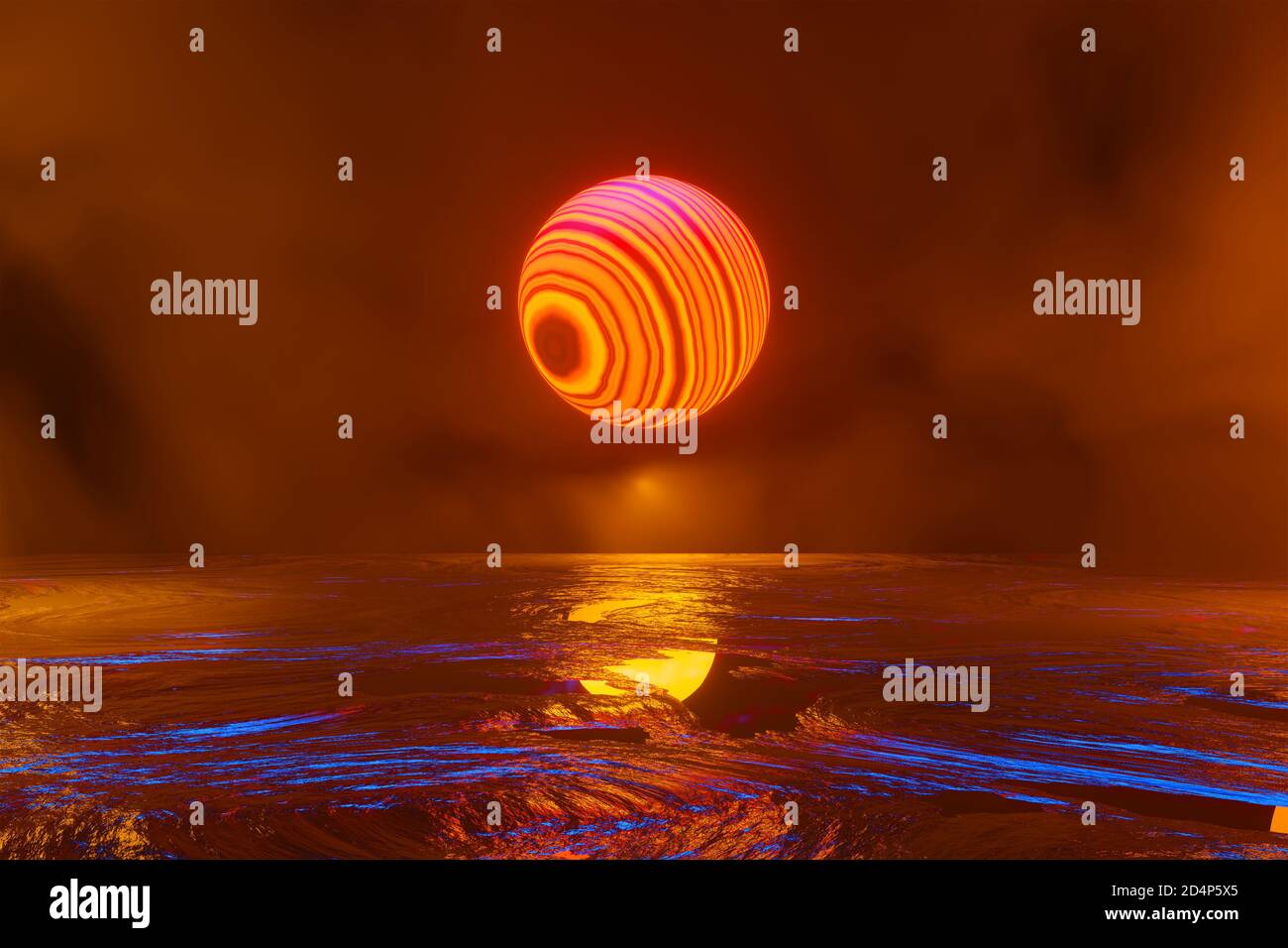 3D rendered illustration of a science fiction energy core Stock Photo ...