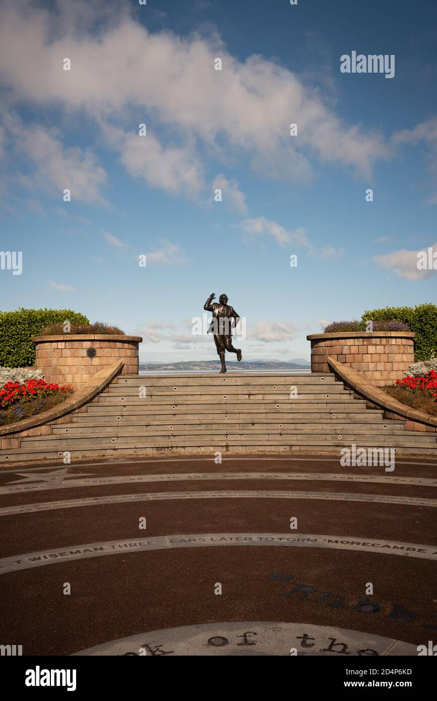 statue of Morcombe and wise famous comedy act 70s and 80s Stock Photo ...