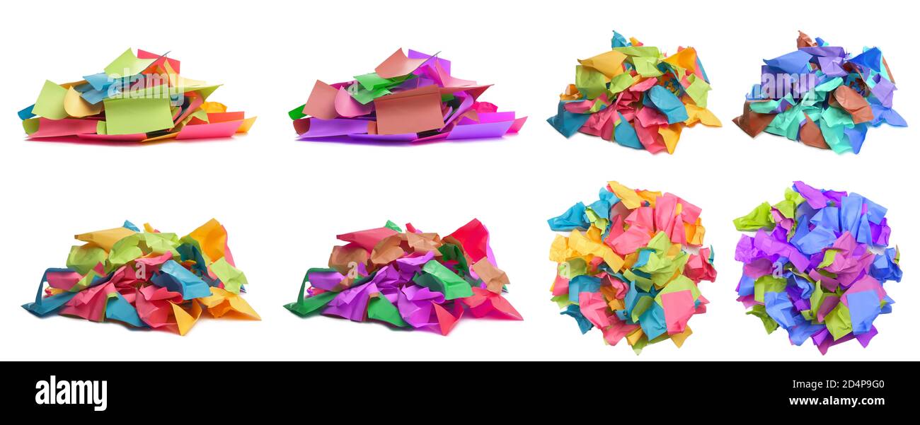 Heap different sticky notes hi-res stock photography and images - Alamy