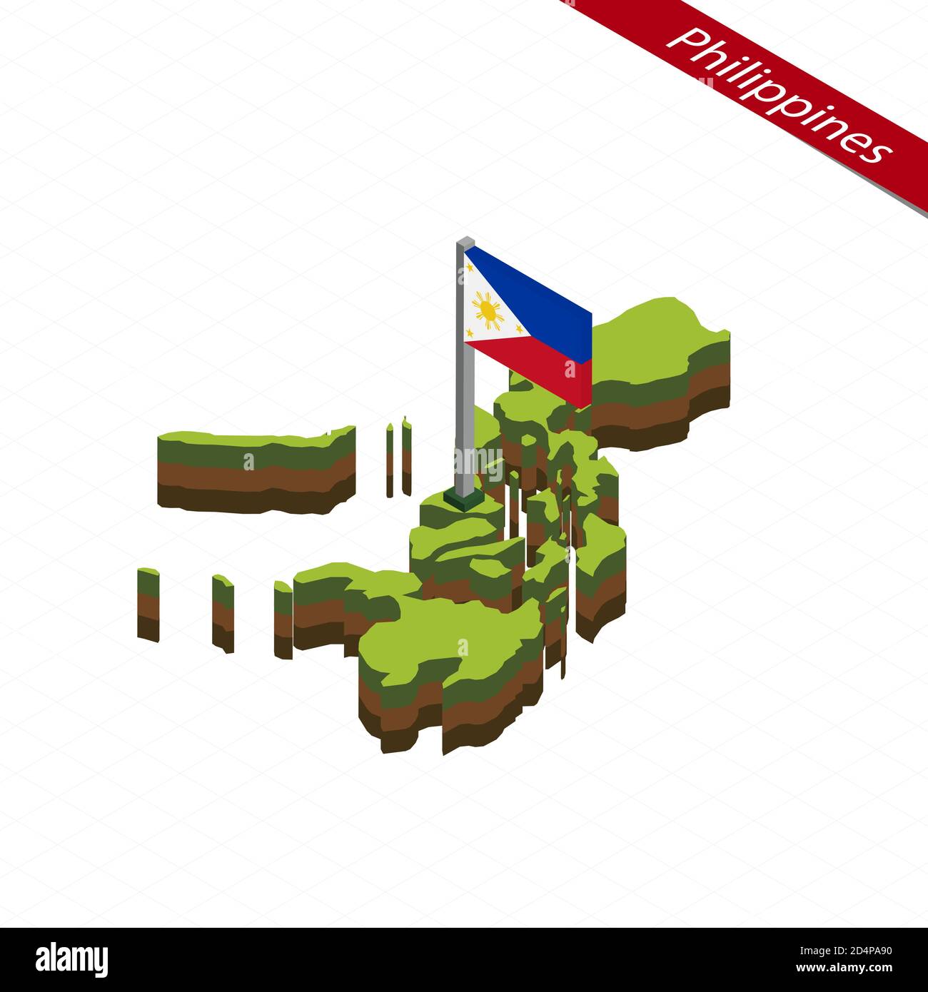 Philippine 3d flag Cut Out Stock Images & Pictures - Alamy