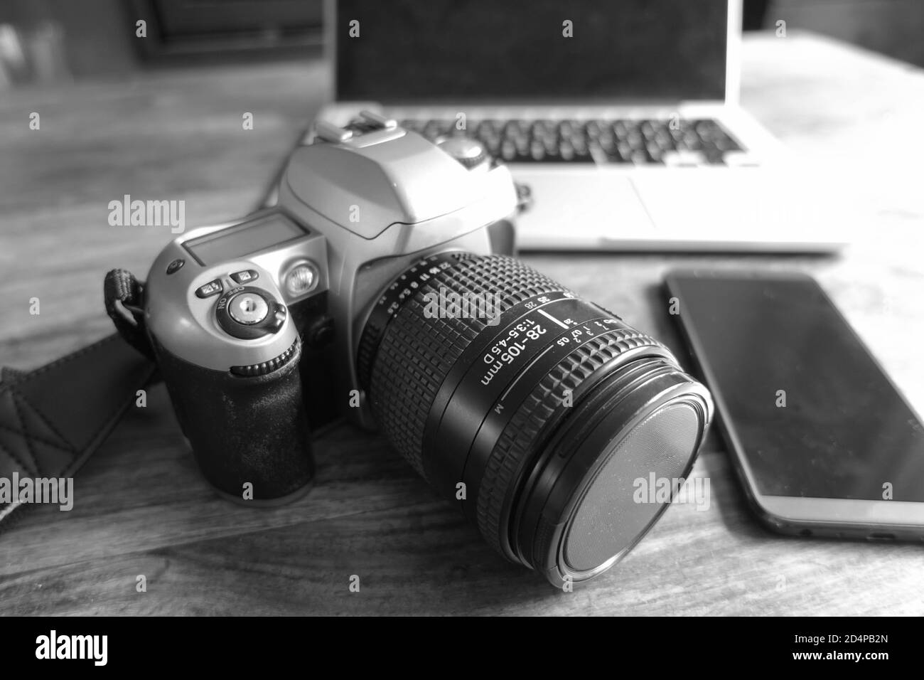Laptop upload Black and White Stock Photos & Images - Alamy