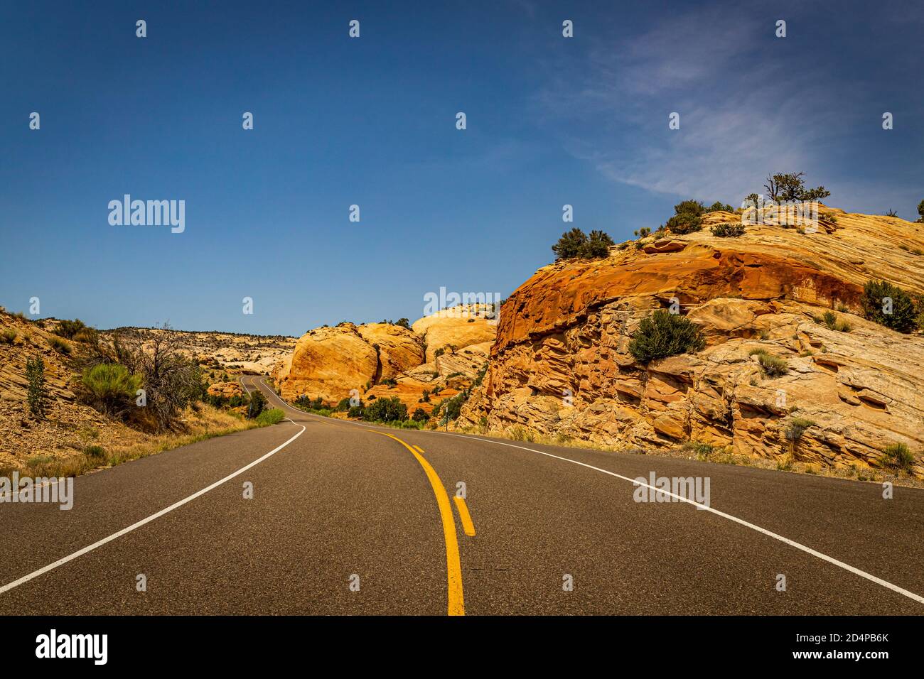 Utah State Route 12 Stock Photo - Alamy