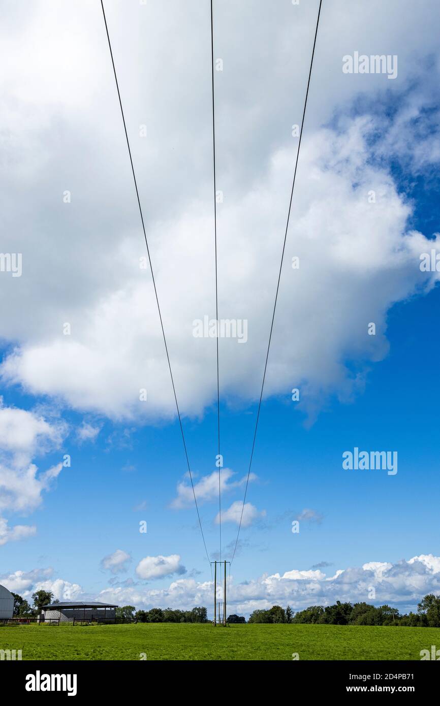 Power lines ireland hi-res stock photography and images - Alamy