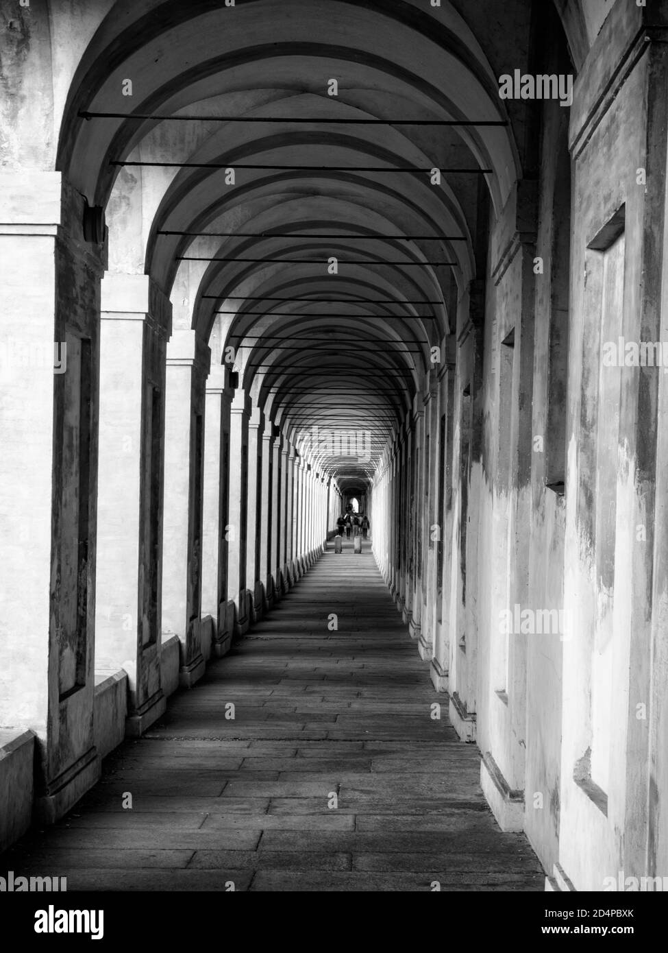 The famous portico of St. Luke in Bologna Stock Photo - Alamy