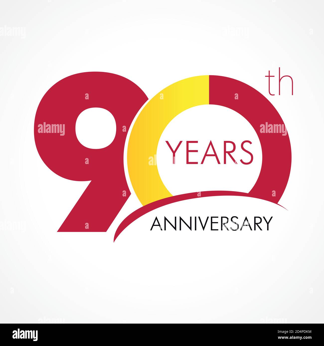 90th birthday card Stock Vector Images - Alamy