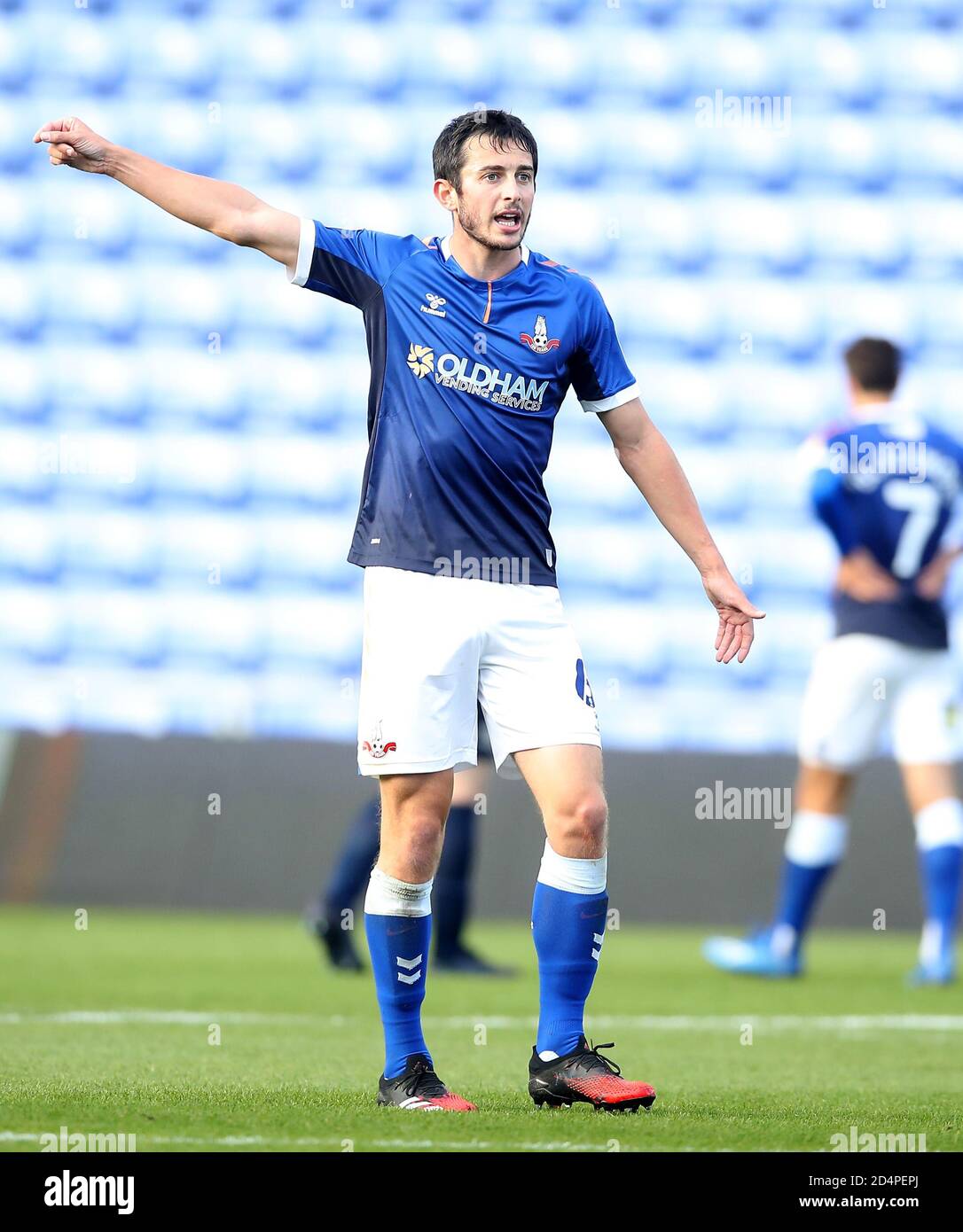 Oldham Athletic's Ben Garrity during the Sky Bet League Two match at ...