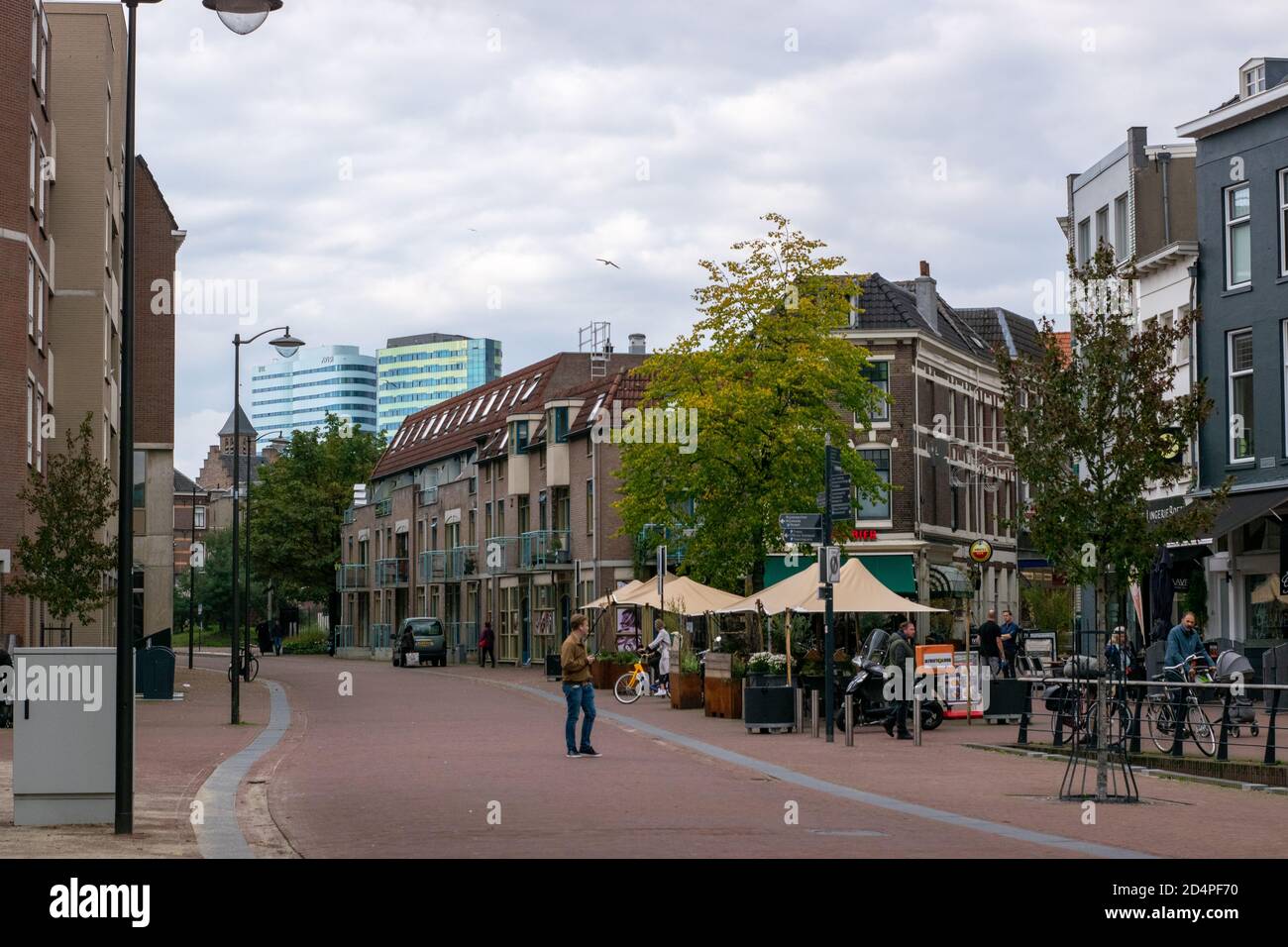 Arnhem, Gelderland, The Netherlands, October 9 2020: The City centre of ...