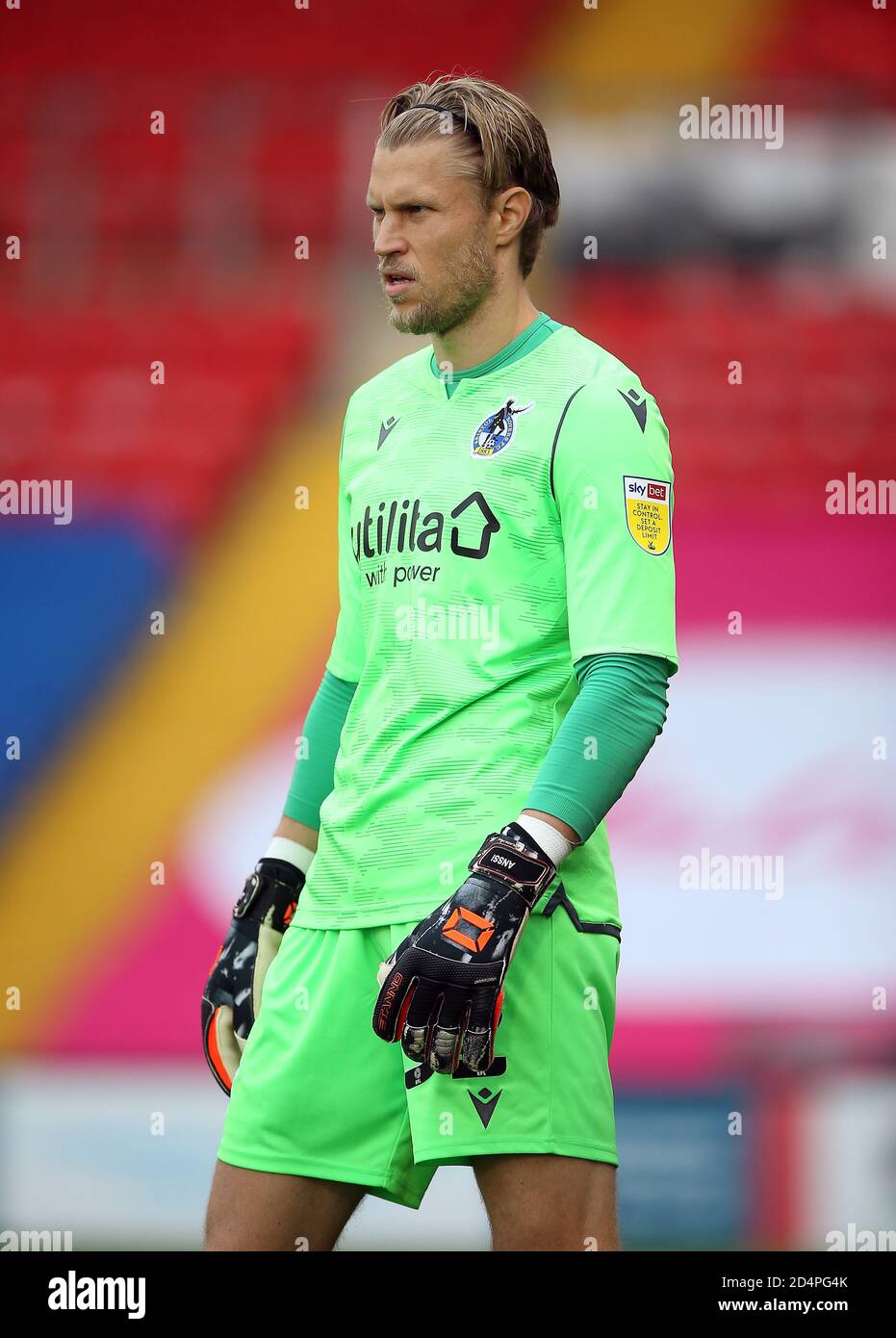 Bristol Rovers goalkeeper Anssi Jaakkola during the Sky Bet League One ...