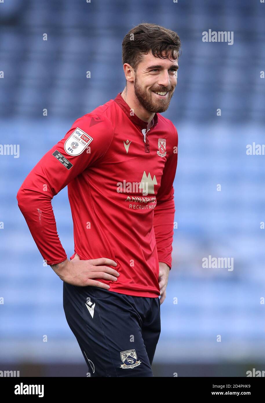 Morecambe's Cole Stockton during the Sky Bet League Two match at ...