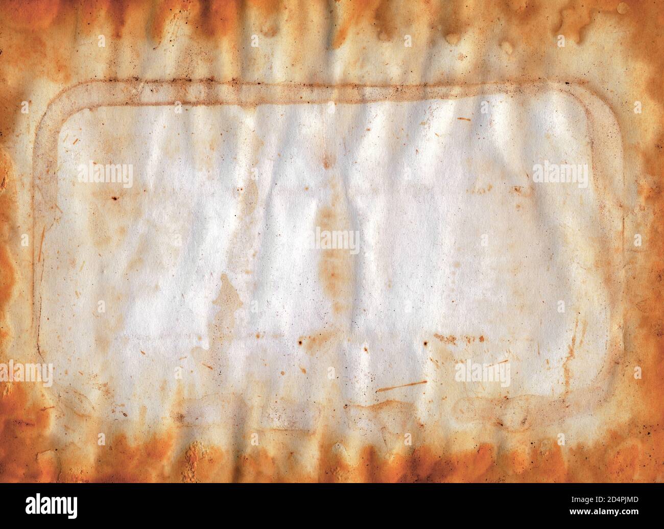 Vintage label on rusty paper - retro style Stock Photo - Alamy