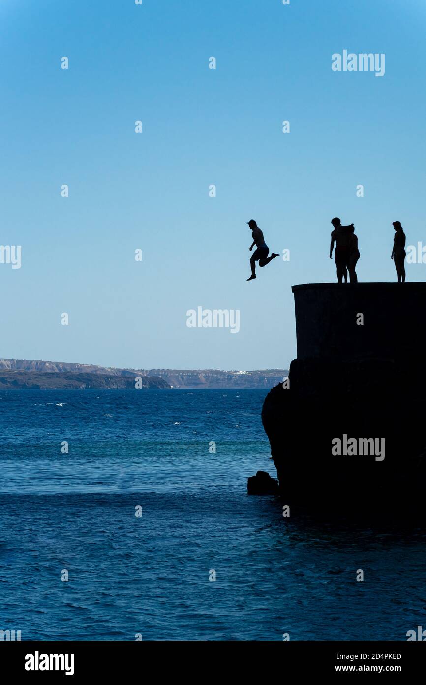 Cliff jumping hi-res stock photography and images - Alamy