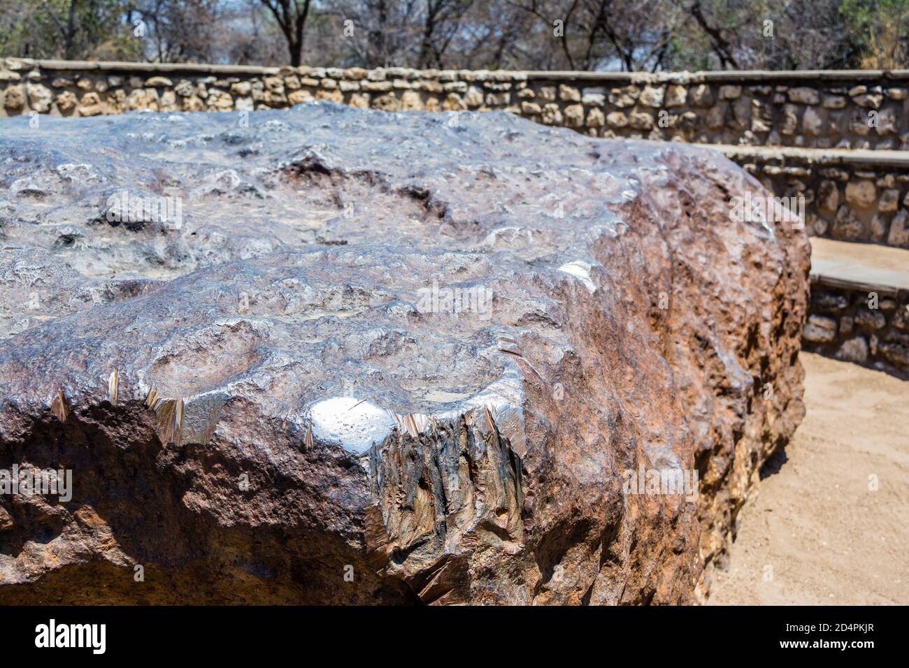 detail view, Hoba meteorite, Namibia, Africa Stock Photo - Alamy