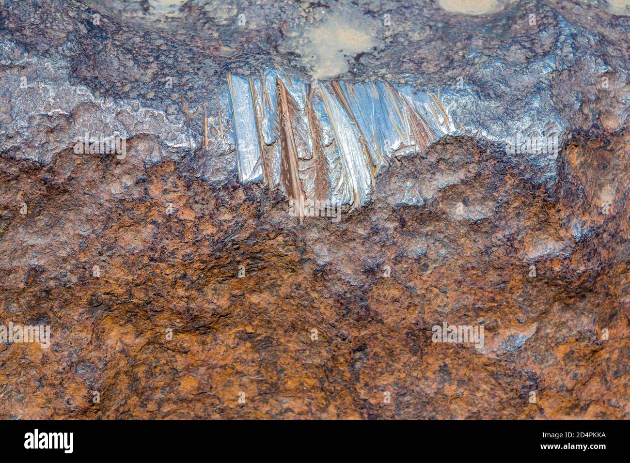 detail view, Hoba meteorite, Namibia, Africa Stock Photo - Alamy