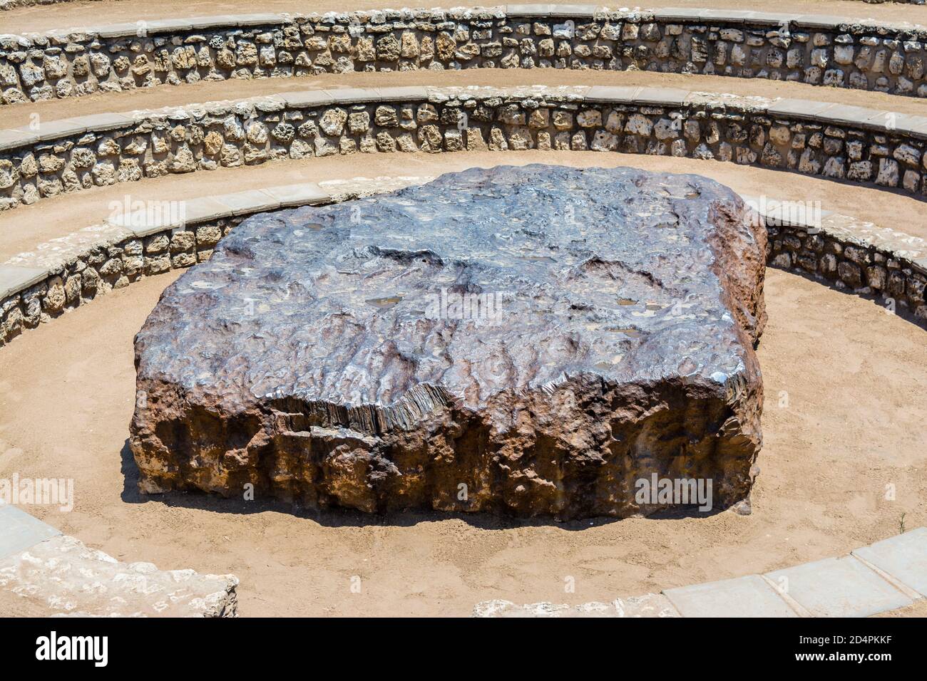 Hoba meteorite, Namibia, Africa Stock Photo - Alamy