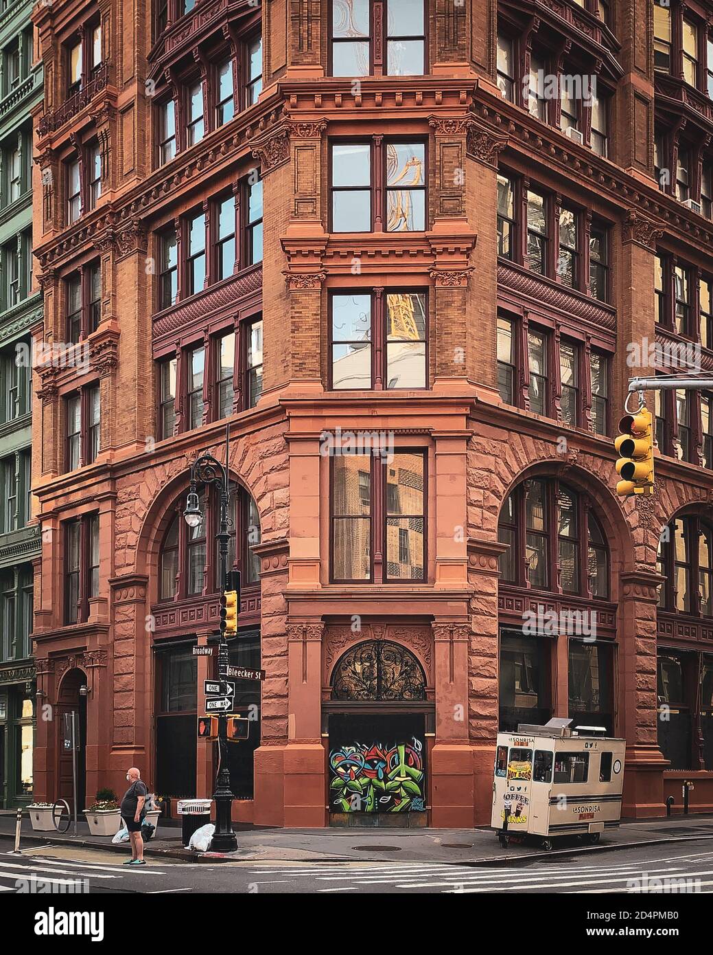 Architecture at the intersection of Broadway & Bleecker Street, in Noho ...