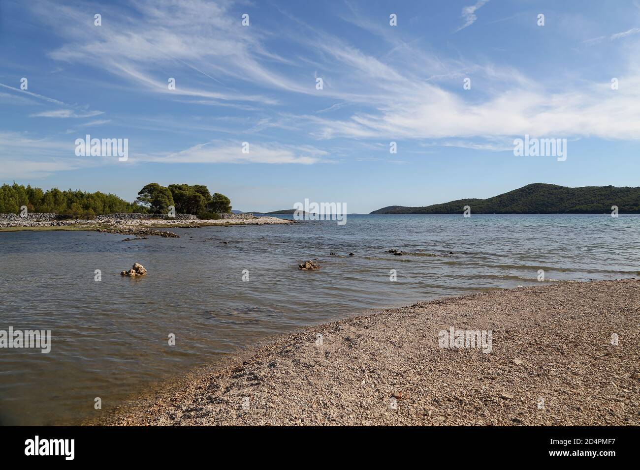 Seaside near the village of Zablace in Croatia Stock Photo - Alamy