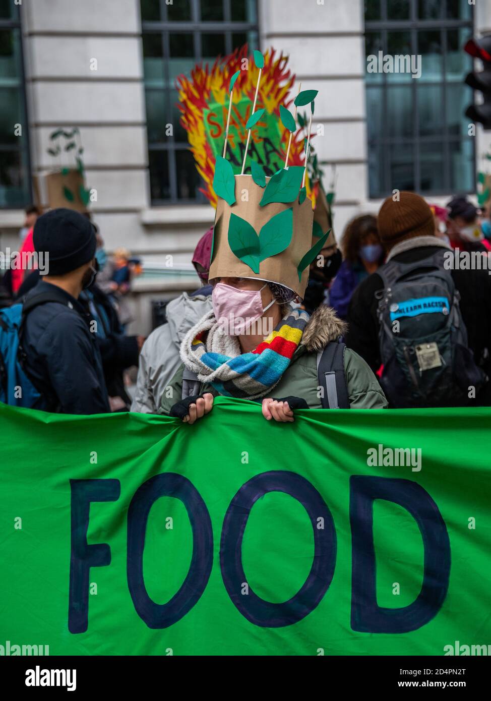 London, UK. 10th Oct, 2020. Enough Ecocide - Extinction Rebellion ...